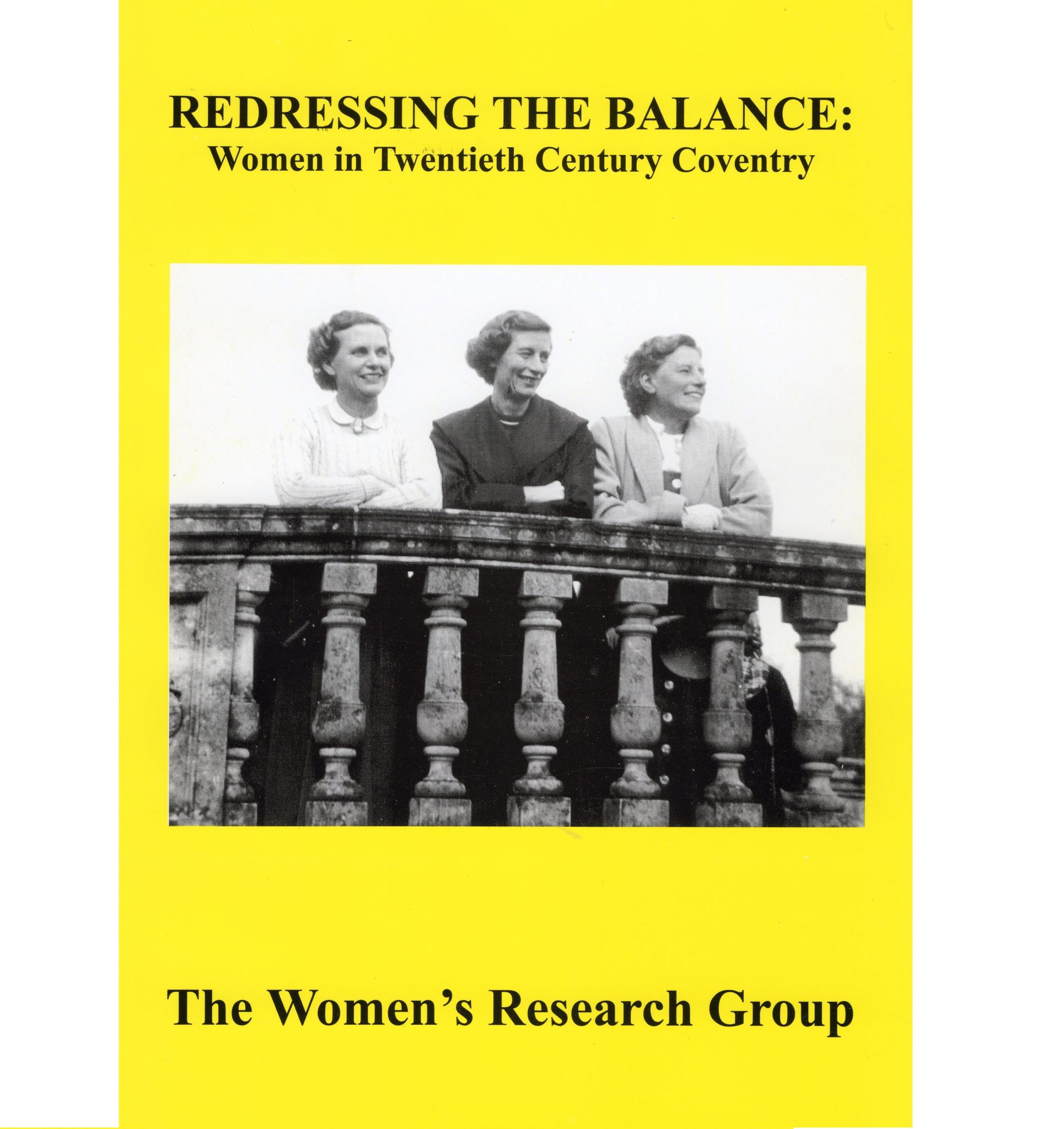 Redressing the Balance - DOWNLOAD Version - Coventry Family History Society